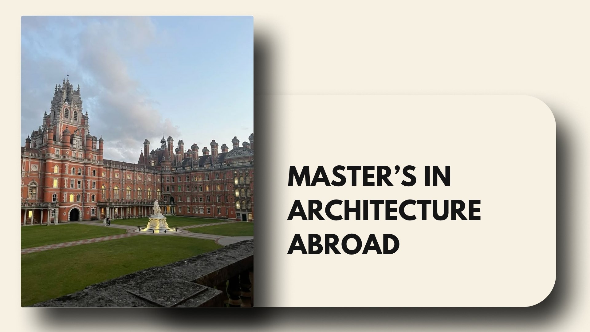 Master’s in Architecture Abroad: Syllabus, Jobs & More