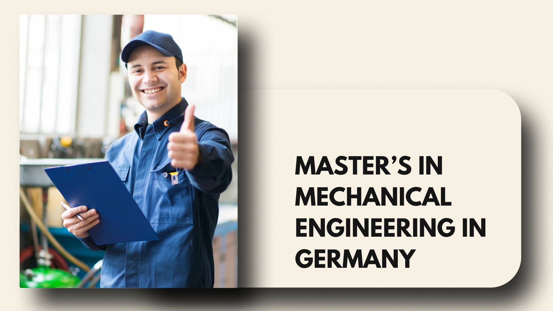 Master’s in Mechanical Engineering in Germany : Top Program