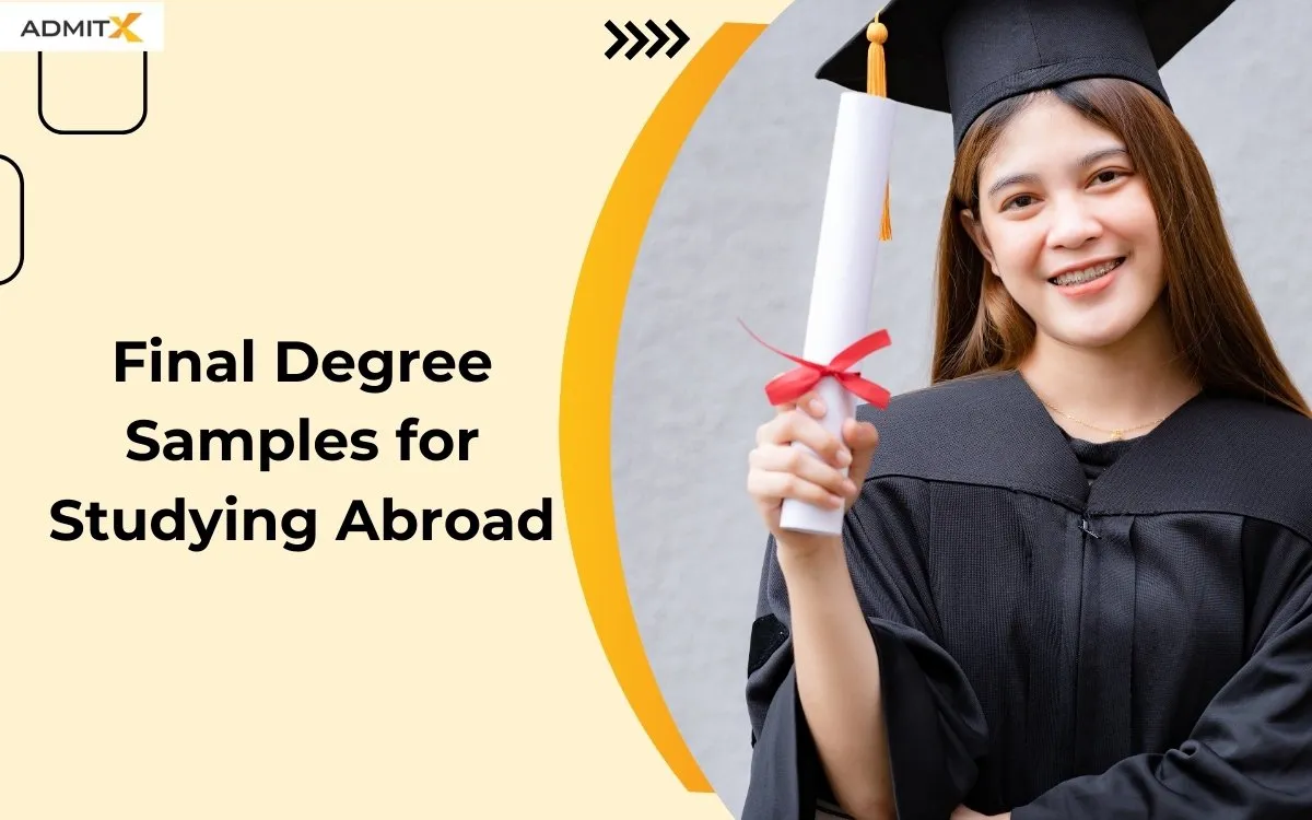Final Degree Samples for Studying Abroad