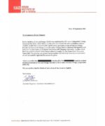 Medium of Instruction Certificate (MOI) Sample