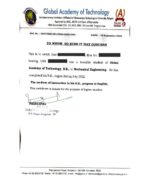 Medium of Instruction Certificate (MOI) Sample